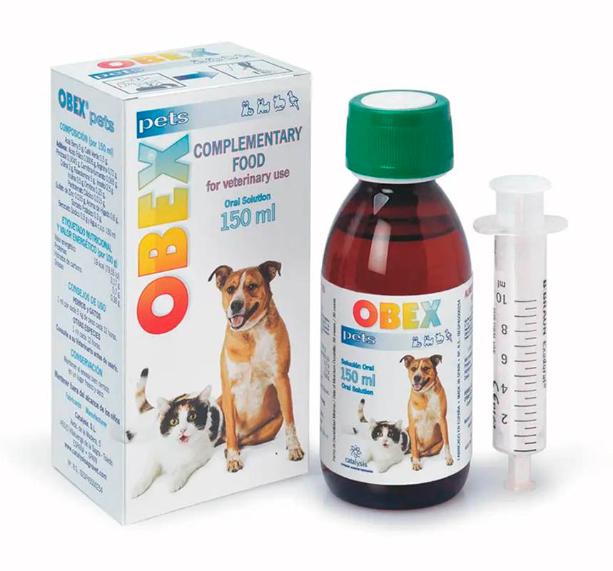 Suplemento Para Perro y Gato Obex (obesidad) Oral Frasco 150 ML
