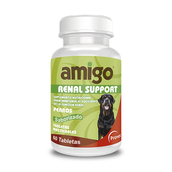 AMIGO RENAL SUPPORT PERROS FRASCO - 60 TABLETAS