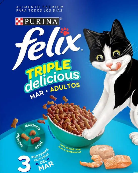 FELIX POUCH ADULTO TRIPLEDELICIUS X 85G