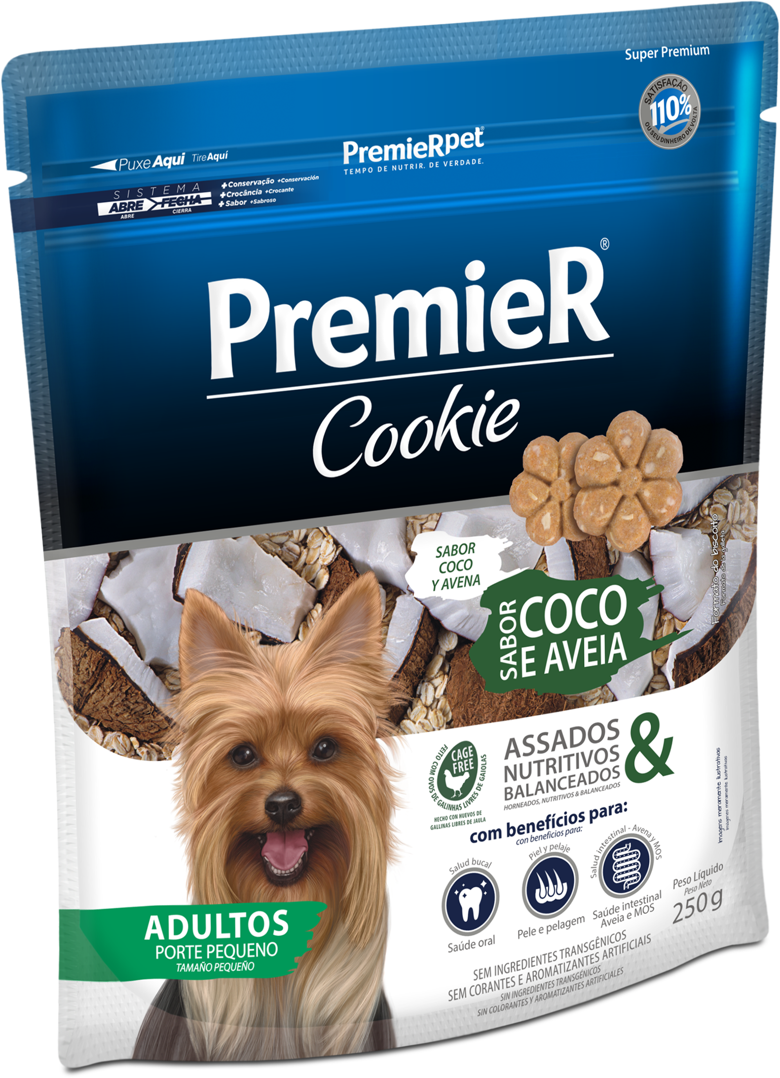 Snack Para Perro Premier Cookie Adulto Raza Pequeña Coco