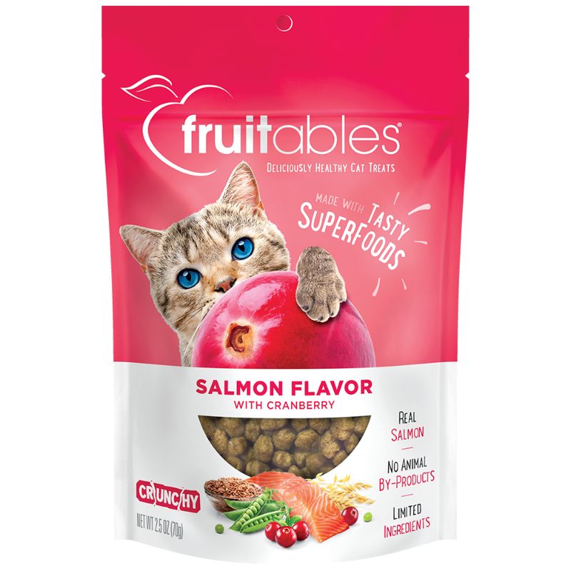 FRUITABLES CAT SNACK SALMON y ARANDANOS 70 GR