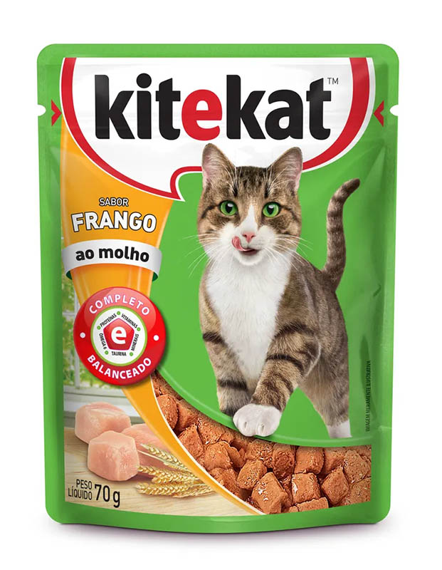 Comida Húmeda Para Gato Adulto Kitekat Pouch Pollo 70 Gr