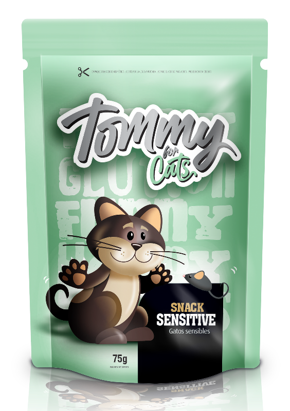 Snack Para Gato Tommy For Cats Sensitive 75 Gr